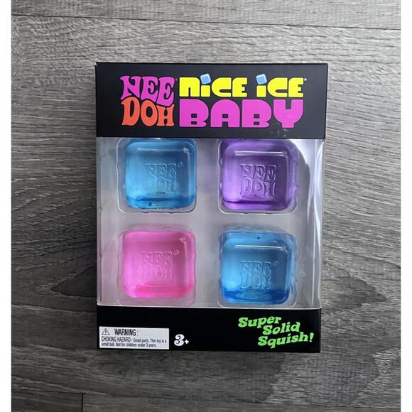 Toys | Needoh Nice Ice Baby 4 Pack Set Of Four Nee Doh Mini Nice Cube ...